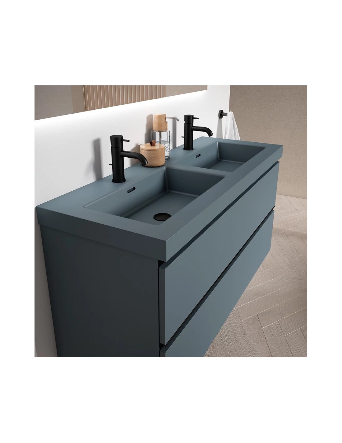 Double vasque Nantes 120 cm Visobath